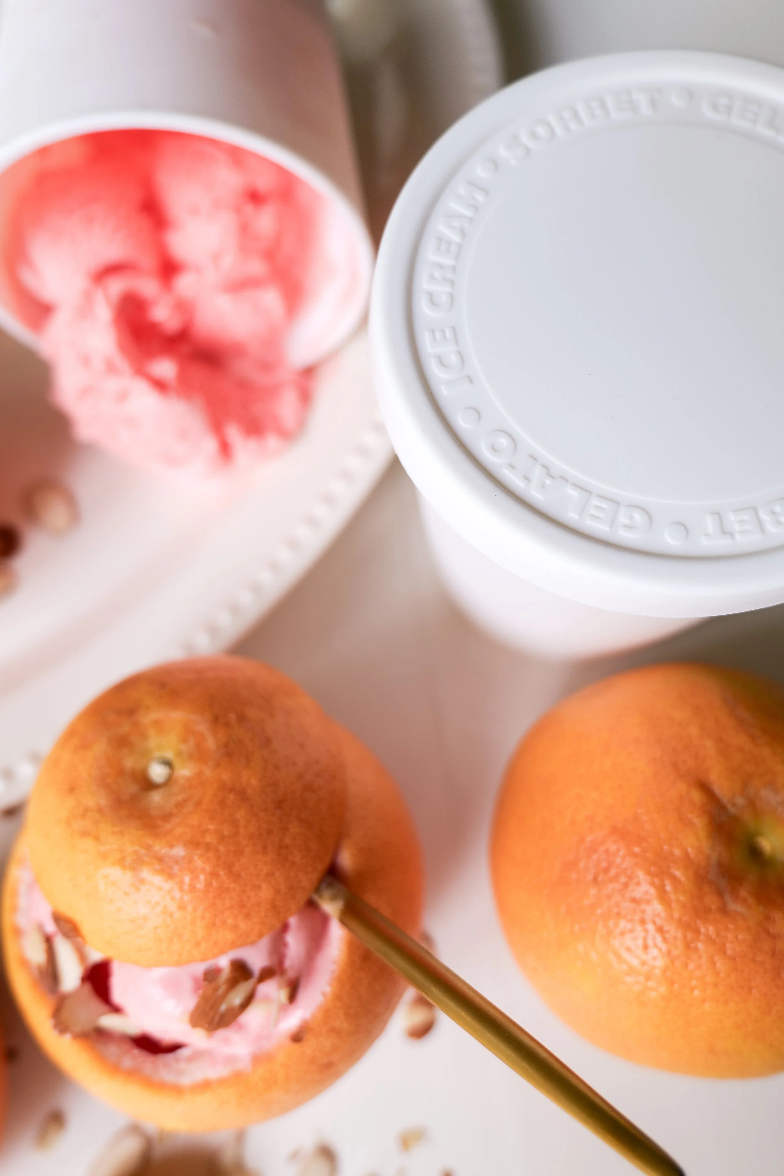 Delightful Almond Grapefruit Ice Cream Recipe — Amanda Warren