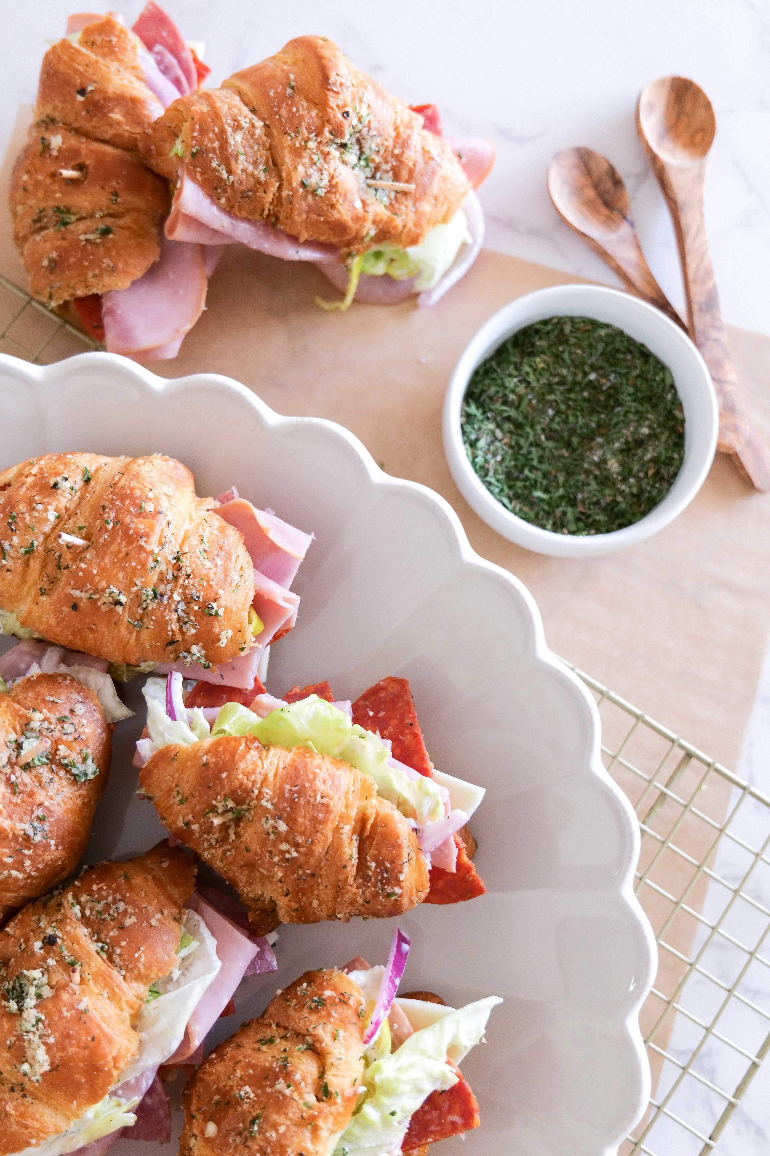 Delicious Buttery Italian Croissant Sandwich — Amanda Warren