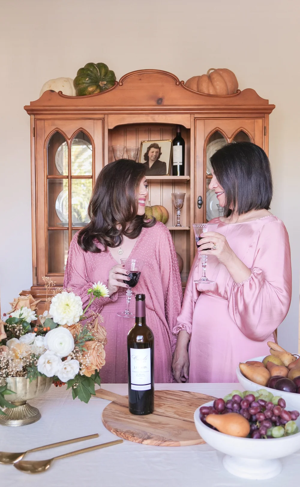 Pumpkin Shaped Baked Brie Paired with J. Lohr Carol's Vineyard Cabernet ...