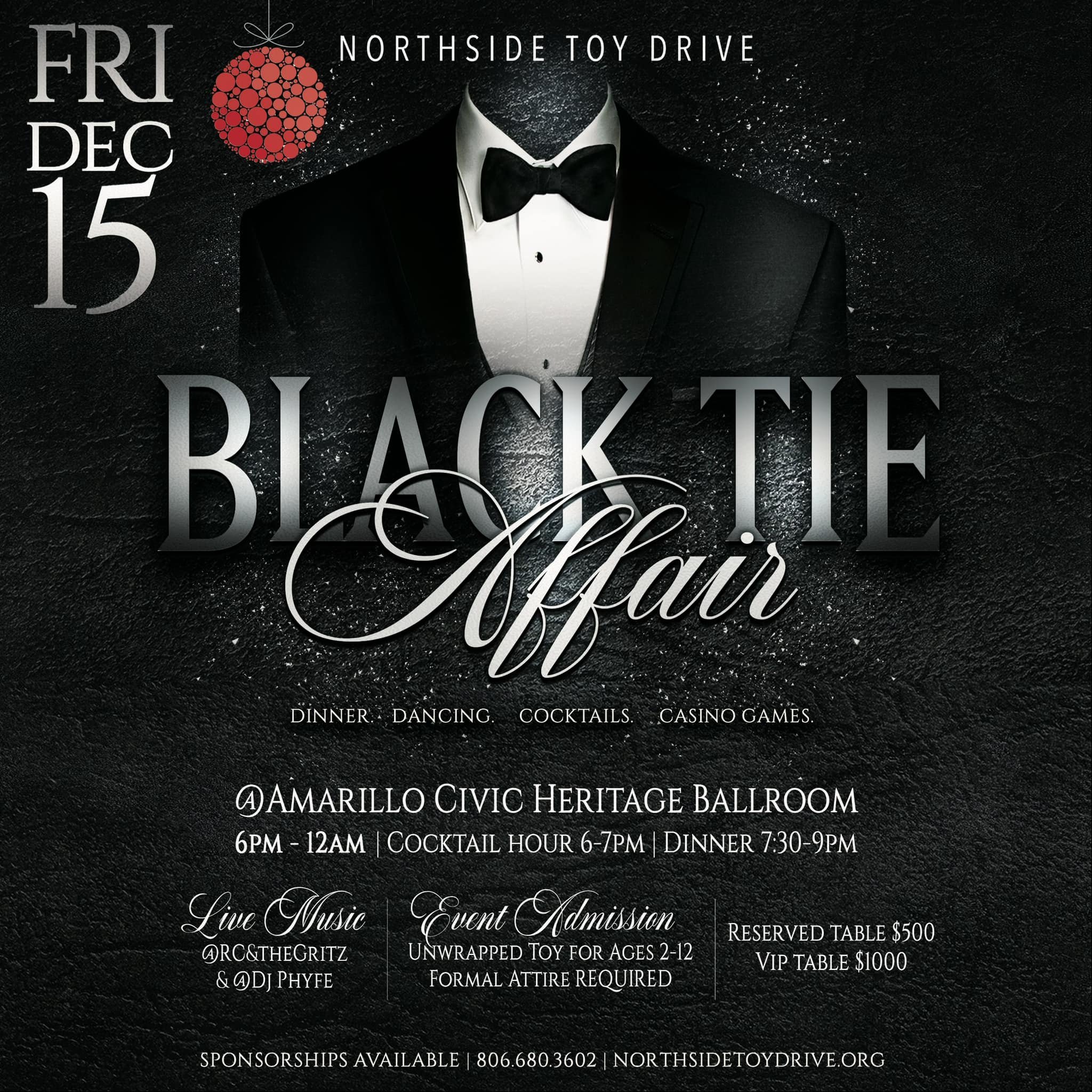 Black Tie Event Flyer