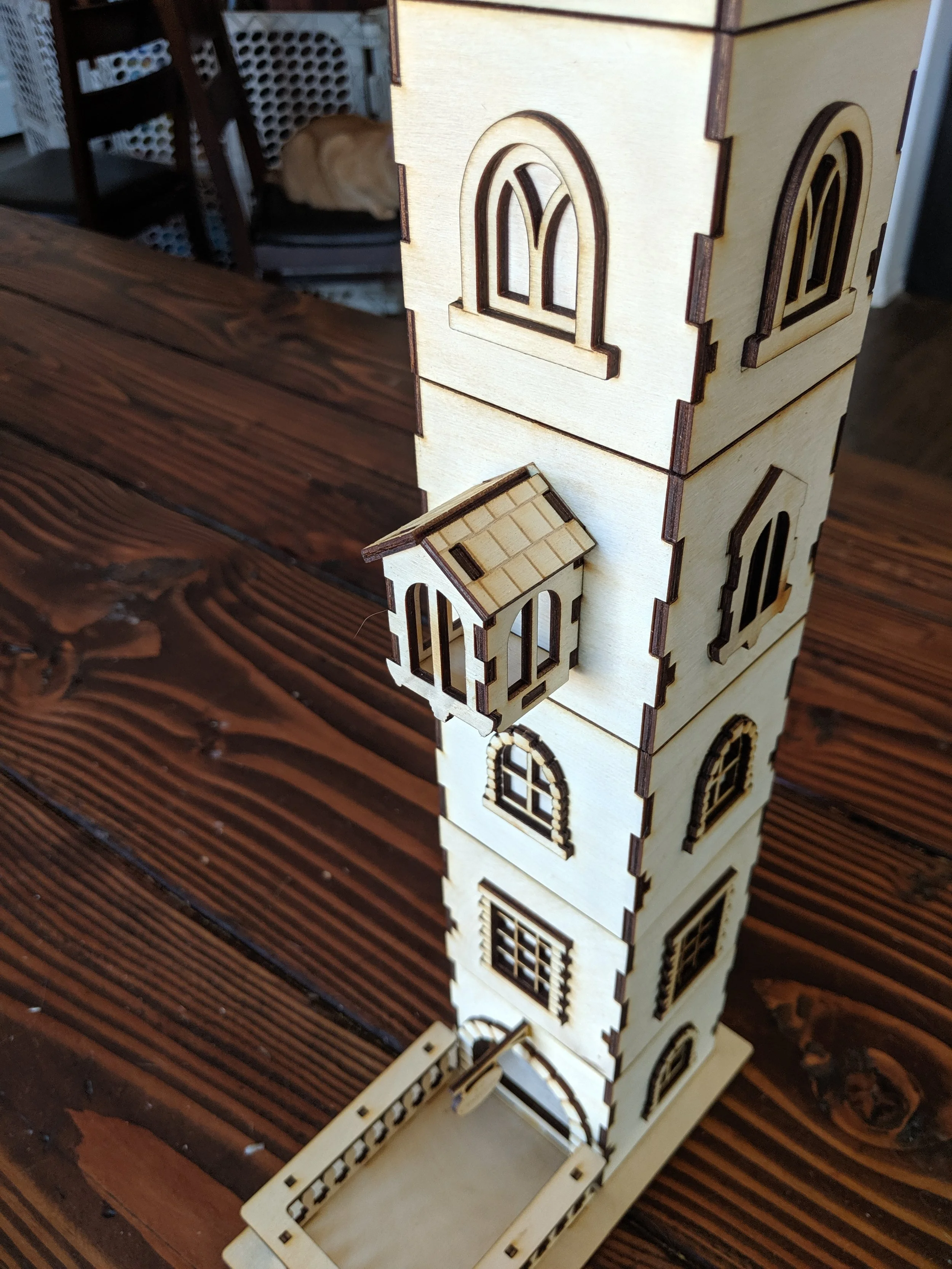 Laser Cut Dice Tower — Computer Aided Crafting