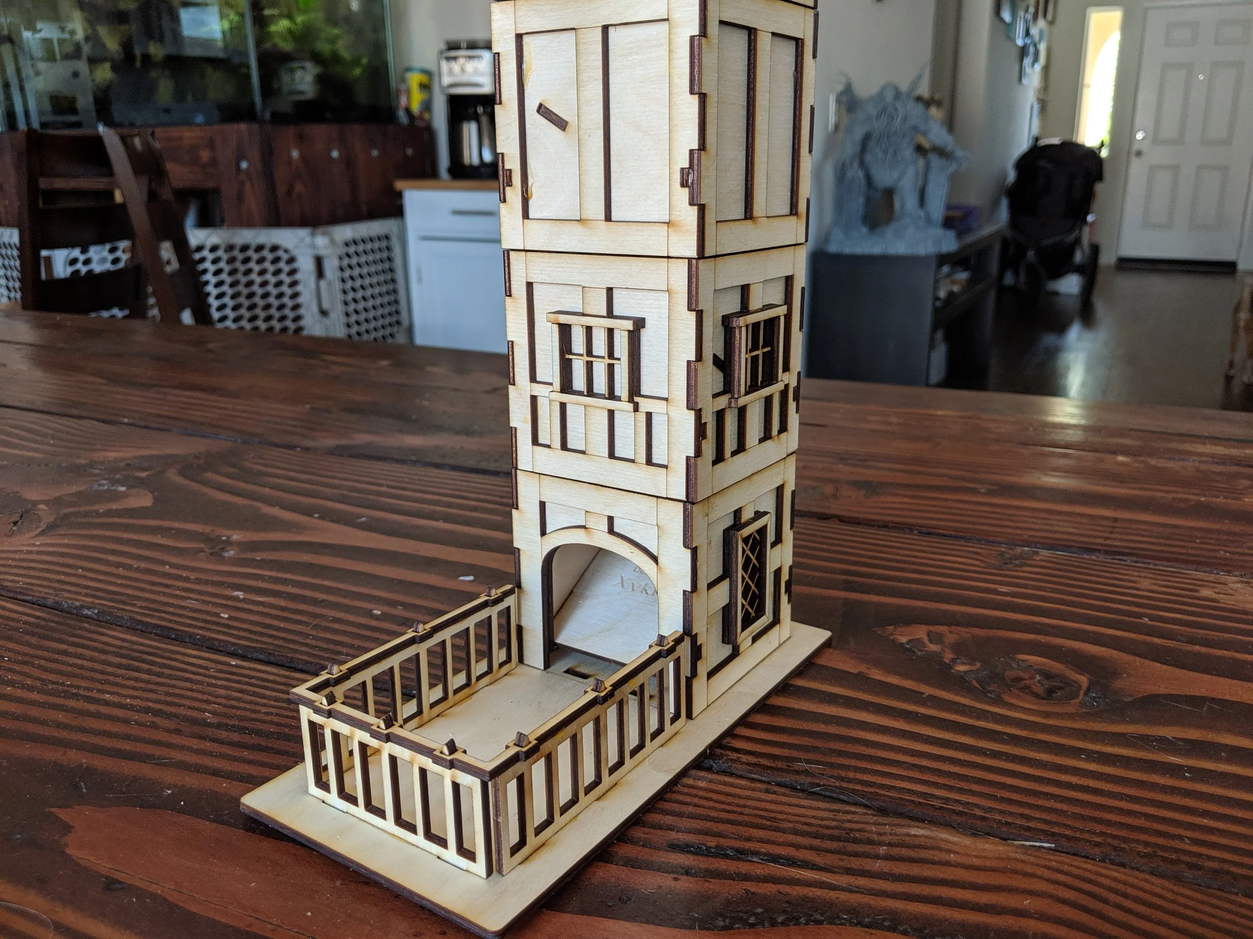 Laser Cut Dice Tower — Computer Aided Crafting