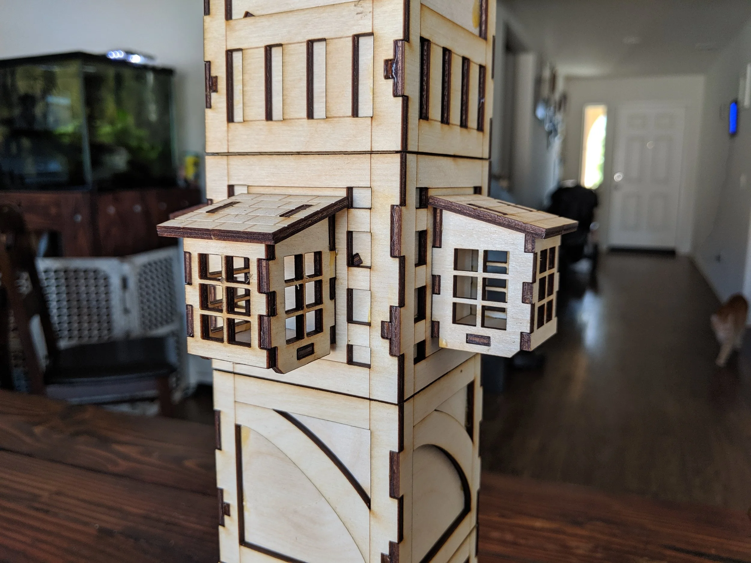 Laser Cut Dice Tower — Computer Aided Crafting