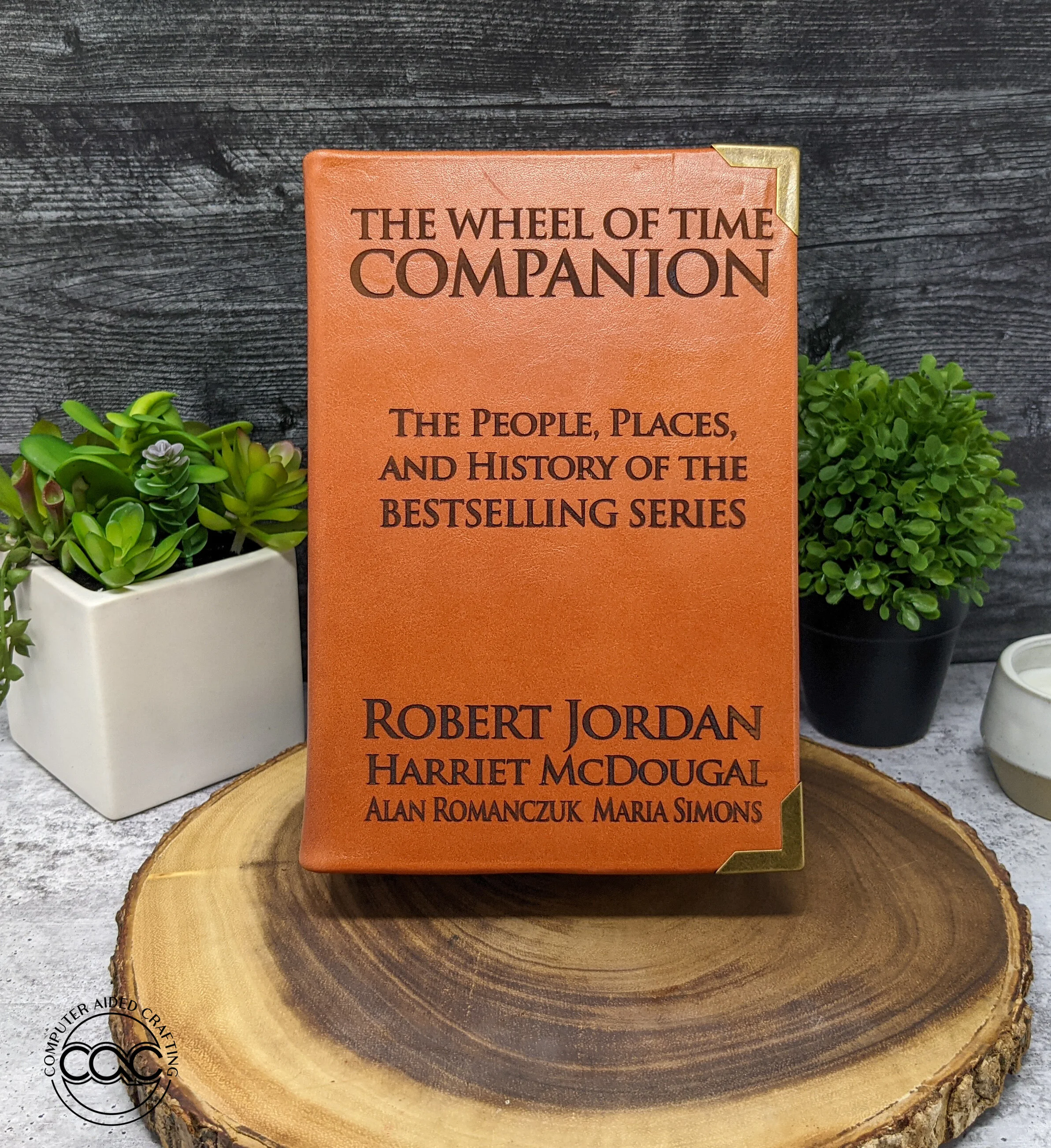 The Wheel of Time Custom Leather Bound — Computer Aided Crafting