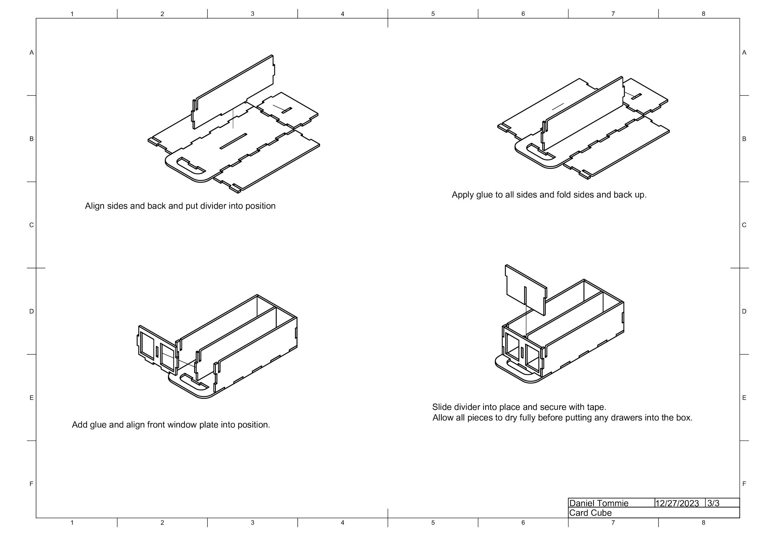 Card Cube — Computer Aided Crafting