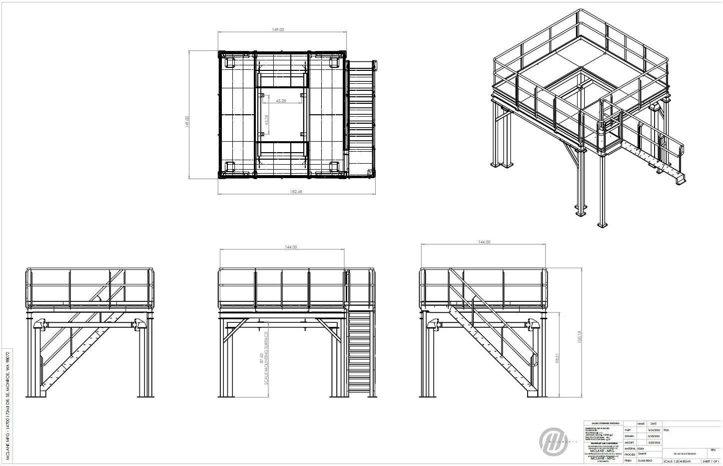 Custom Mezzanines Design & Manufacturing | Seattle | McLane MFG — McLaneMFG