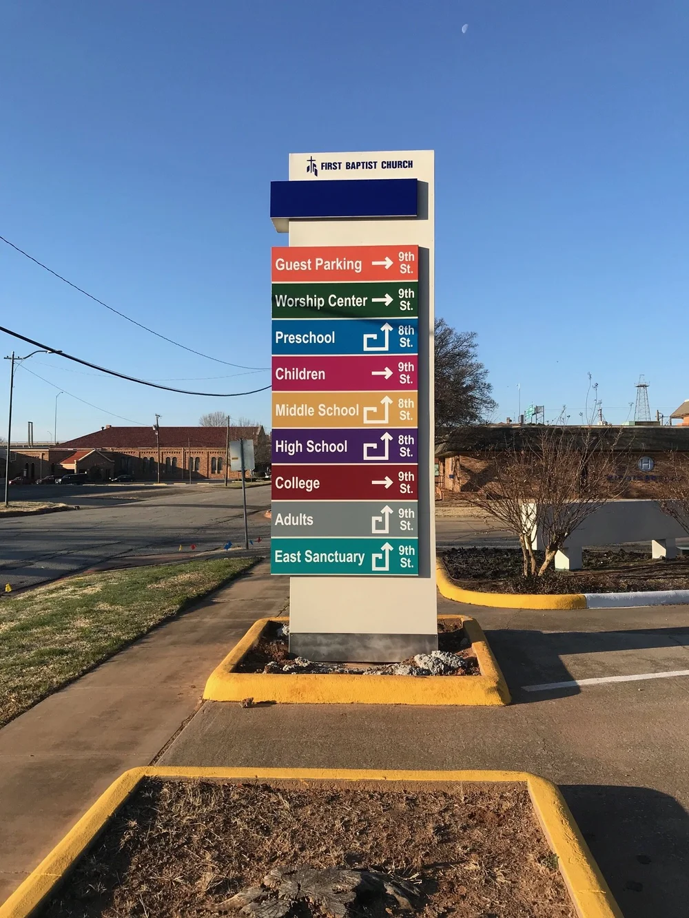 First Baptist Church — Davis Signs