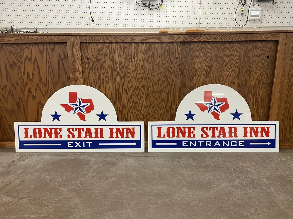 Lone Star Inn & American Inn — Davis Signs