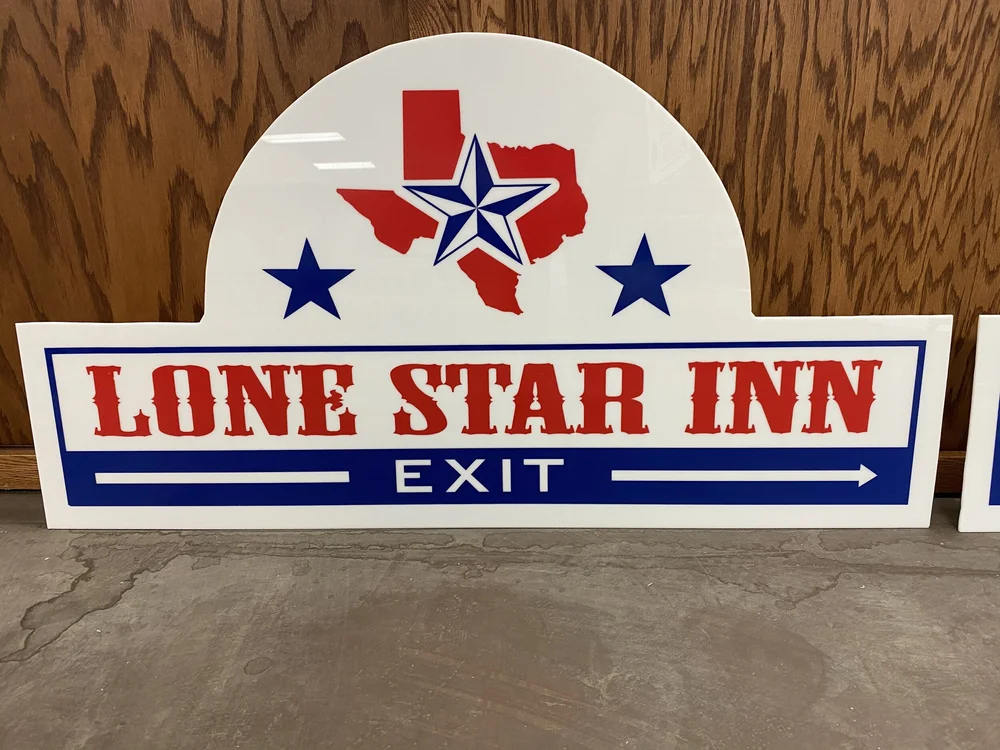 Lone Star Inn & American Inn — Davis Signs