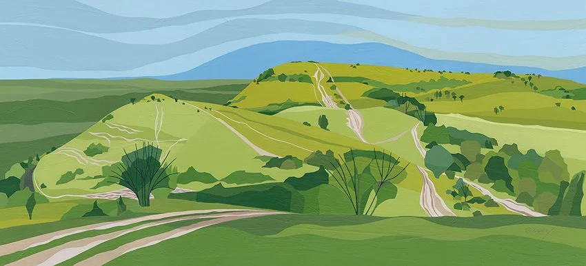 Ivinghoe Beacon & Ridgeway — Christine Bass Art & Illustration