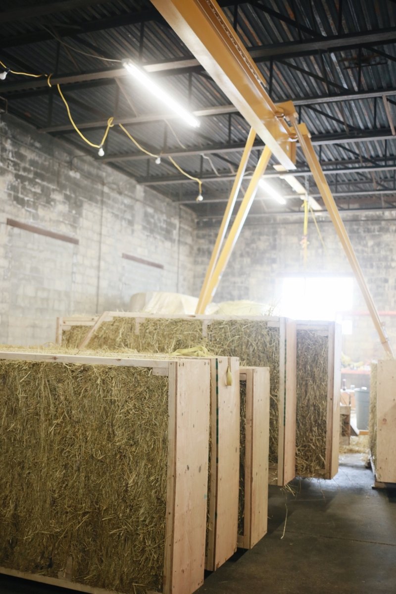 Beyond the bale: High-performance straw building panels | Green ...