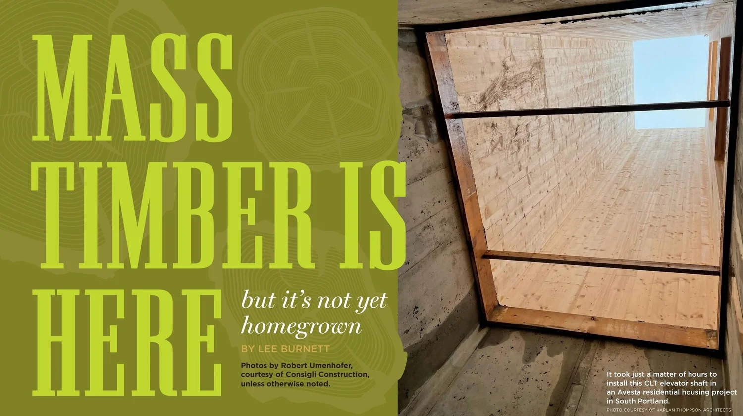 CLT and glulam use expands in Maine | Green & Healthy Maine HOMES