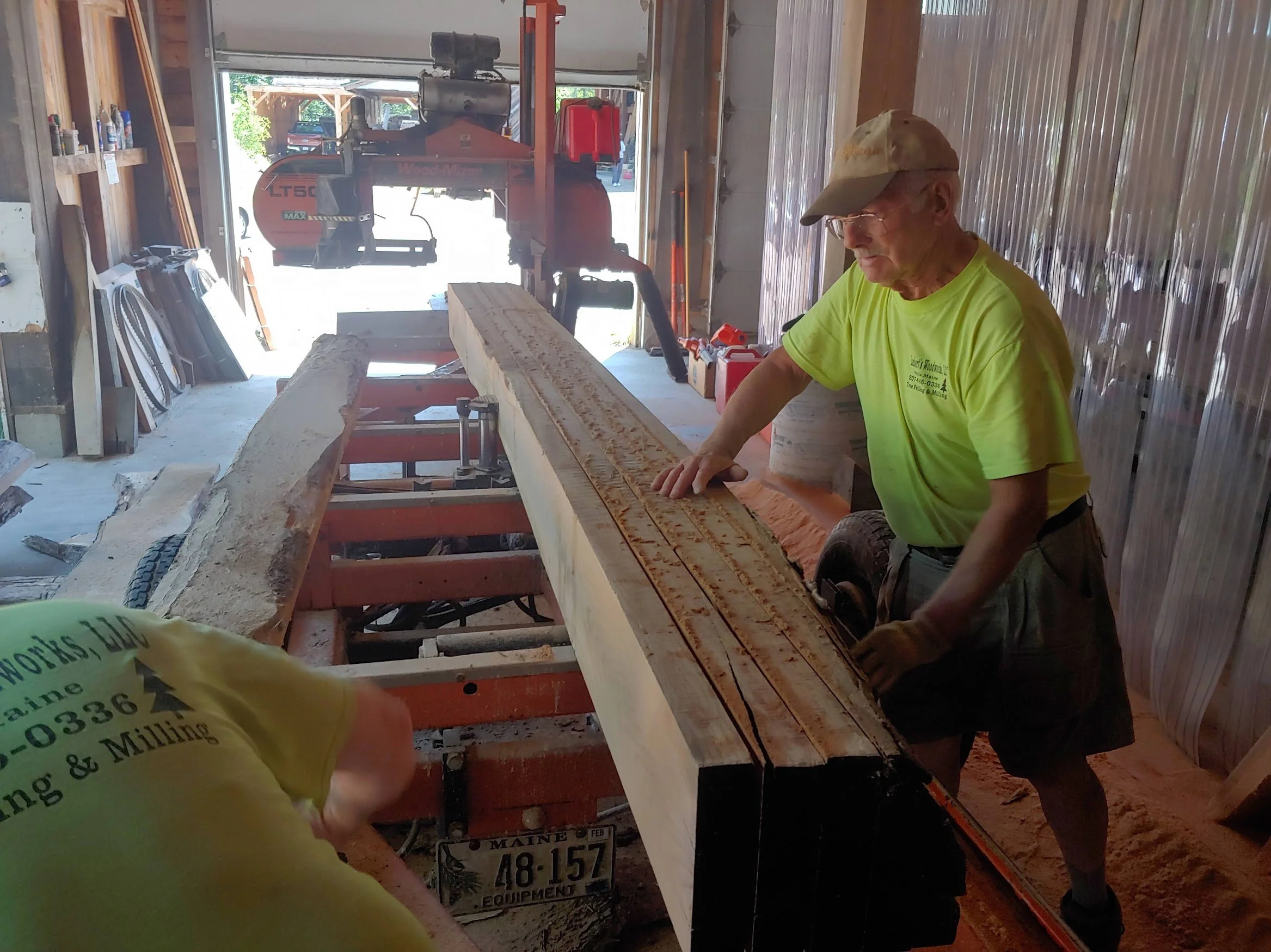 Building with lumber harvested onsite | Green & Healthy Maine HOMES