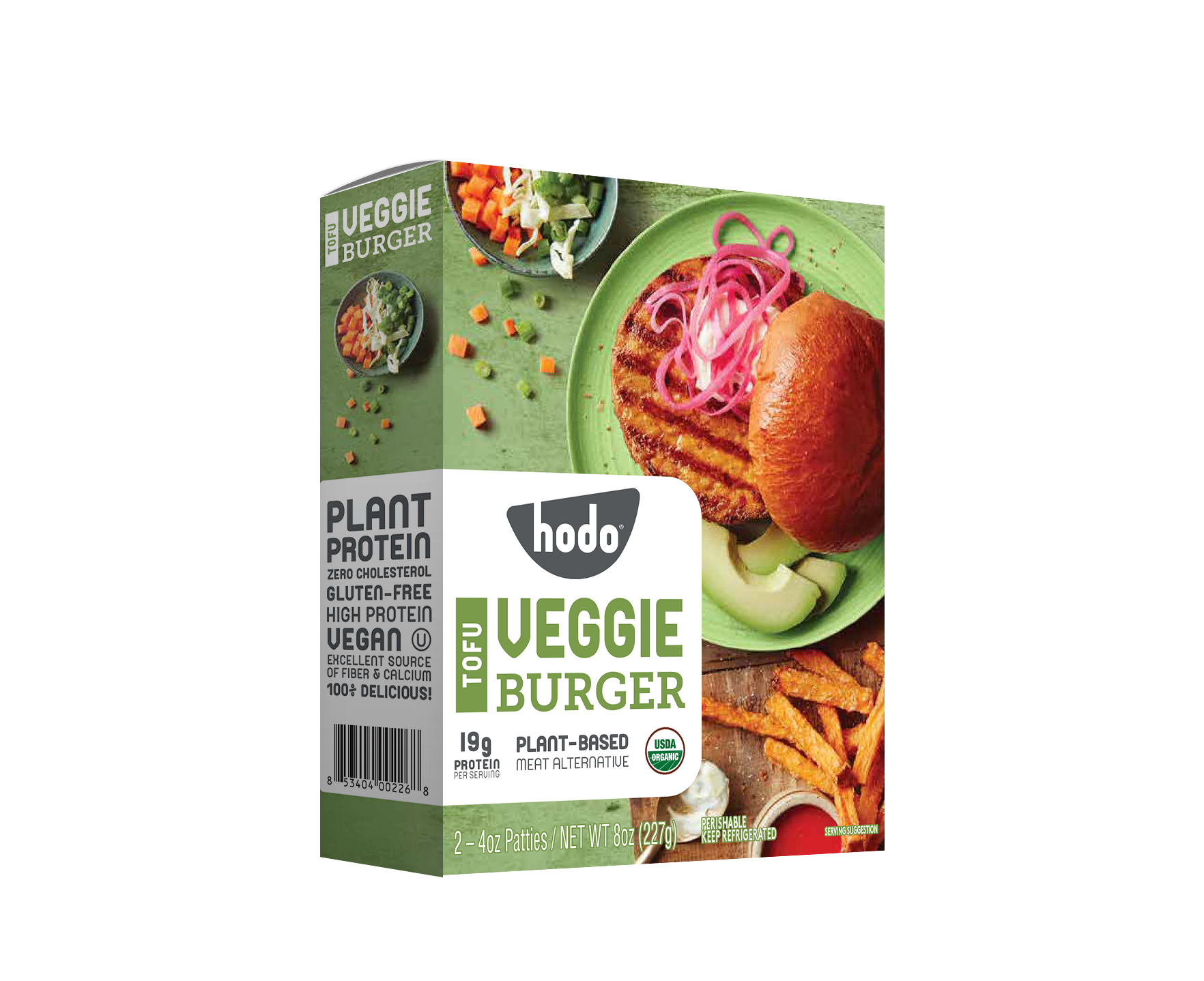 Tofu Veggie Burger — Hodo Delicious Gluten-Free, Egg-Free, Nut-Free Foods