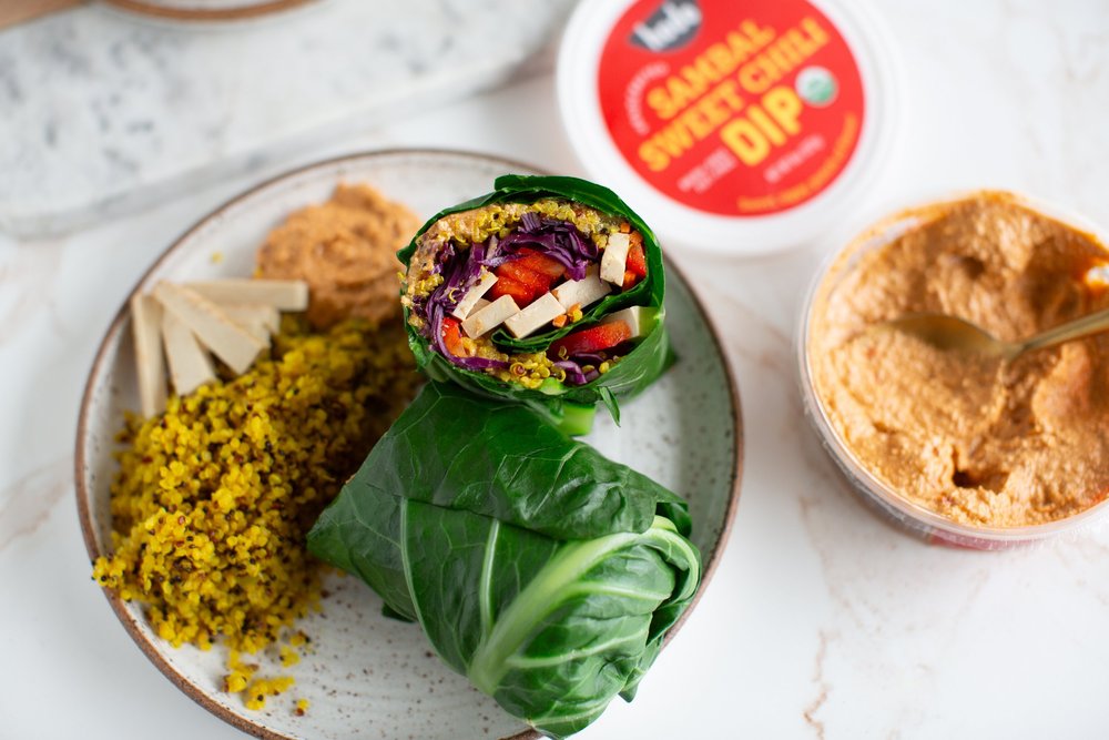 Collard Green Wraps — The Tofu Everyone Raves About