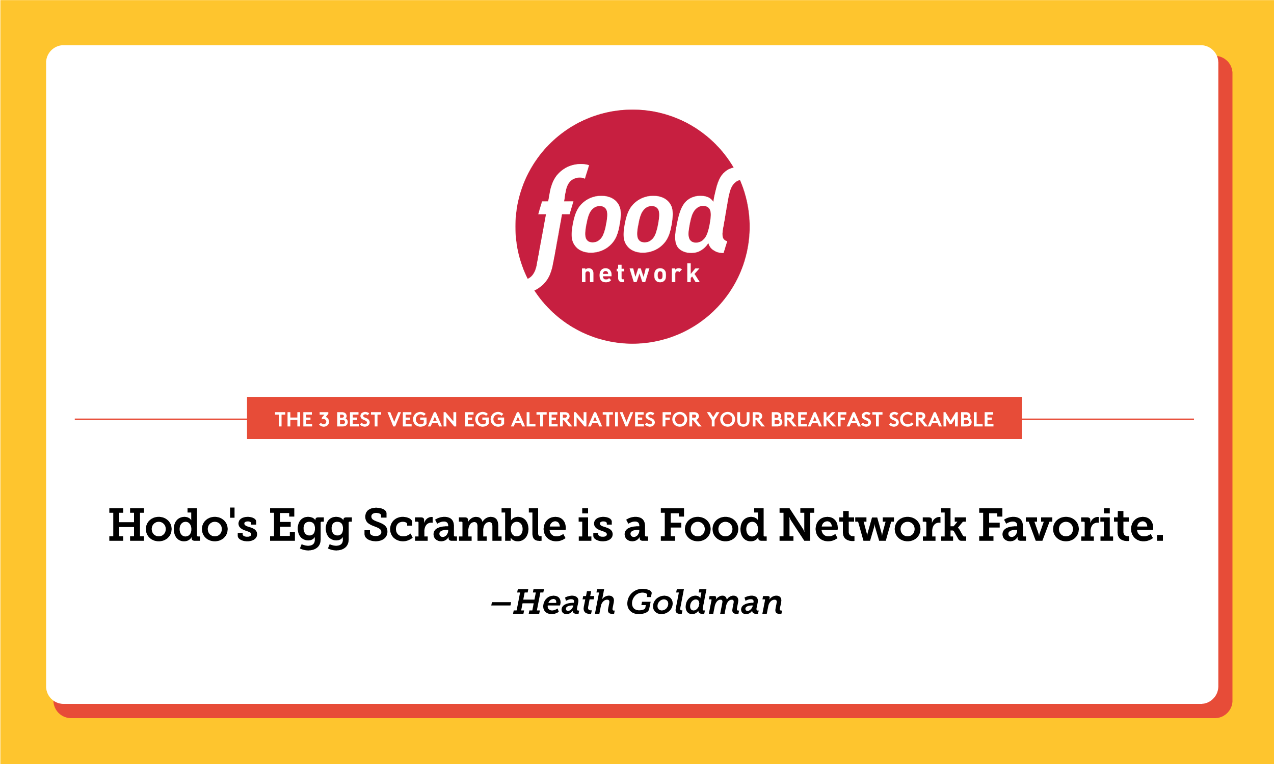 Hodo's All-Day Egg Scramble is a Food Network Favorite — The Tofu ...