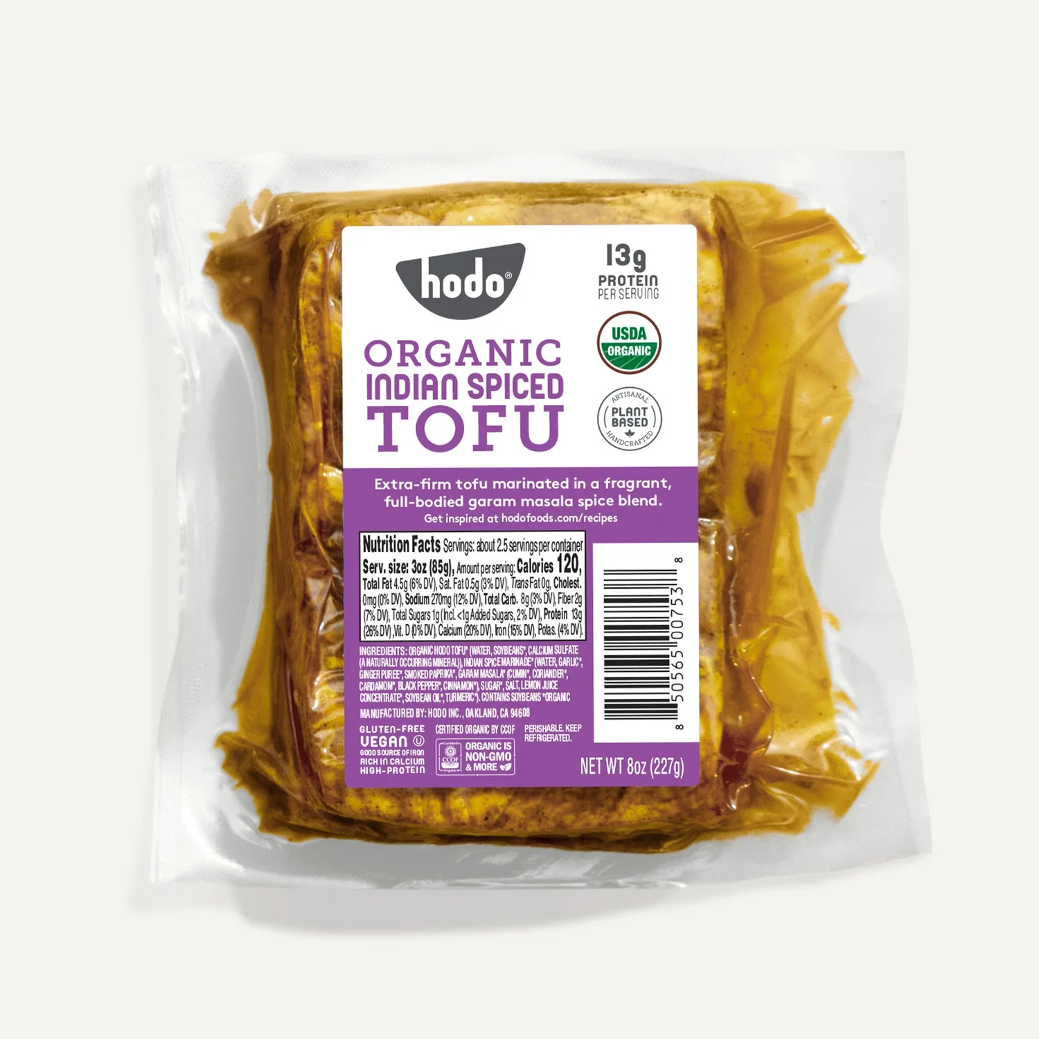 Organic Indian Spiced Tofu — Organic, Delicious Plant-Based Foods & Tofu
