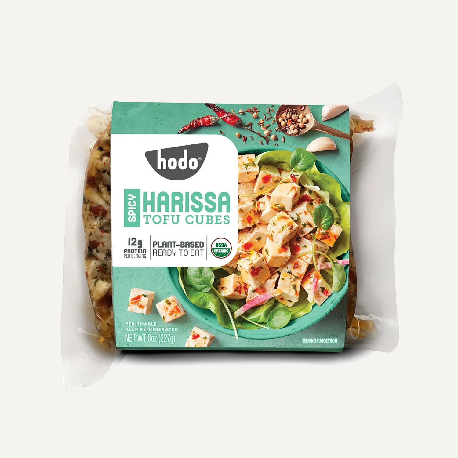 Hodo Plant-Based Harissa Cubes — The Tofu Everyone Raves About