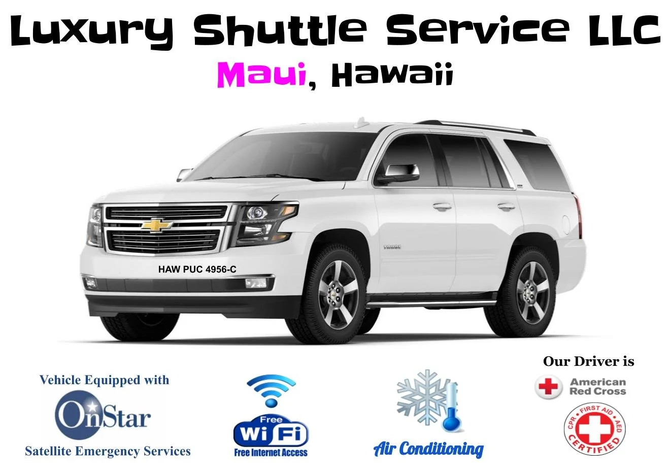 Luxury Shuttle Service LLC | Book Reliable Maui Ground Transport