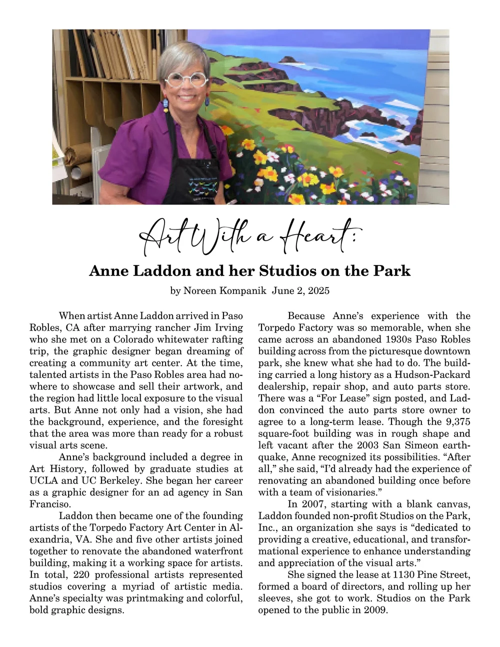 About — Anne Laddon
