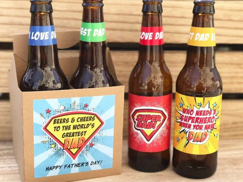 Superhero Beer Bottles