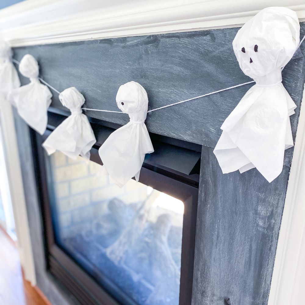 No Cost DIY Ghost Garland — That Millennial Momma