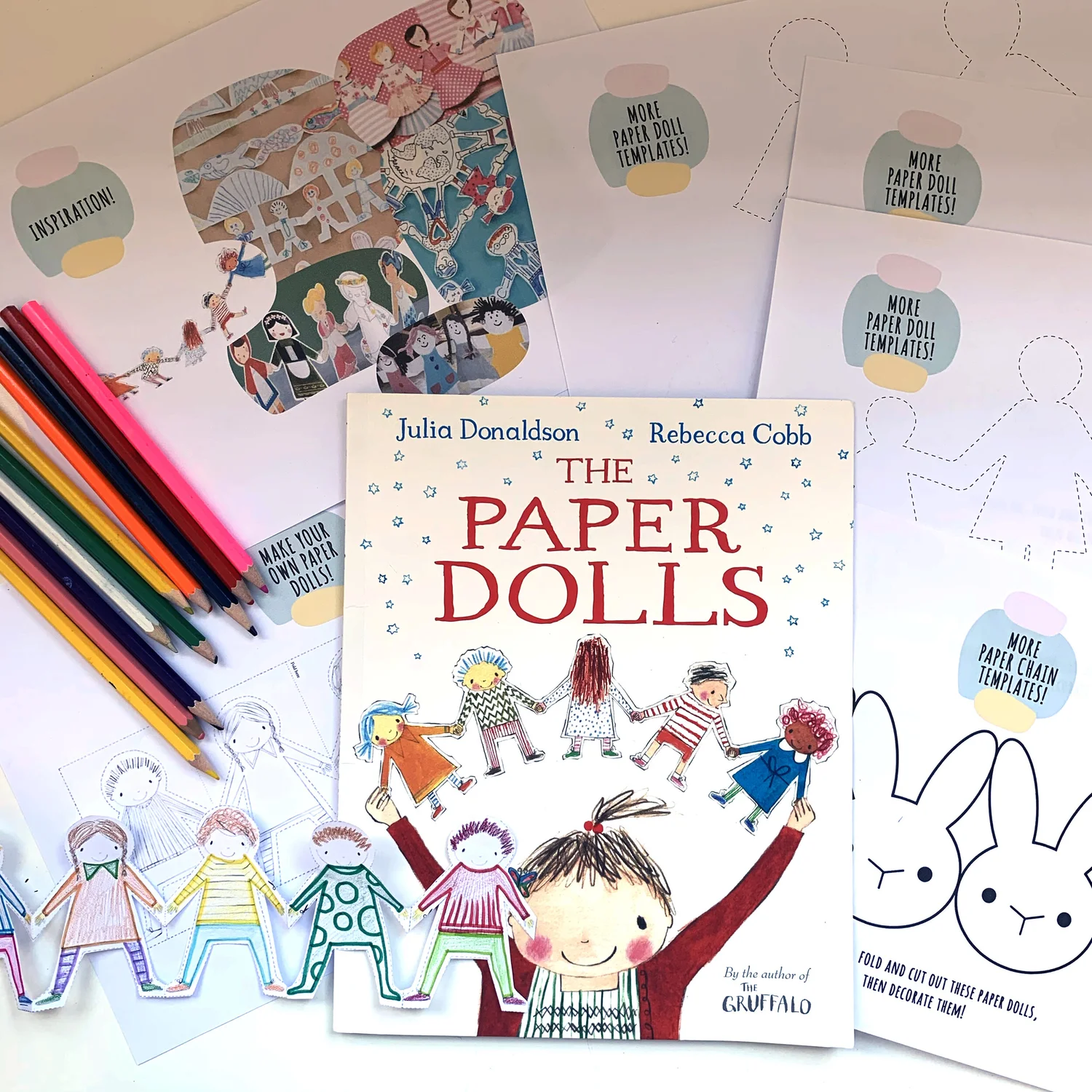 Free Make A Paper Doll Chain The Mill House