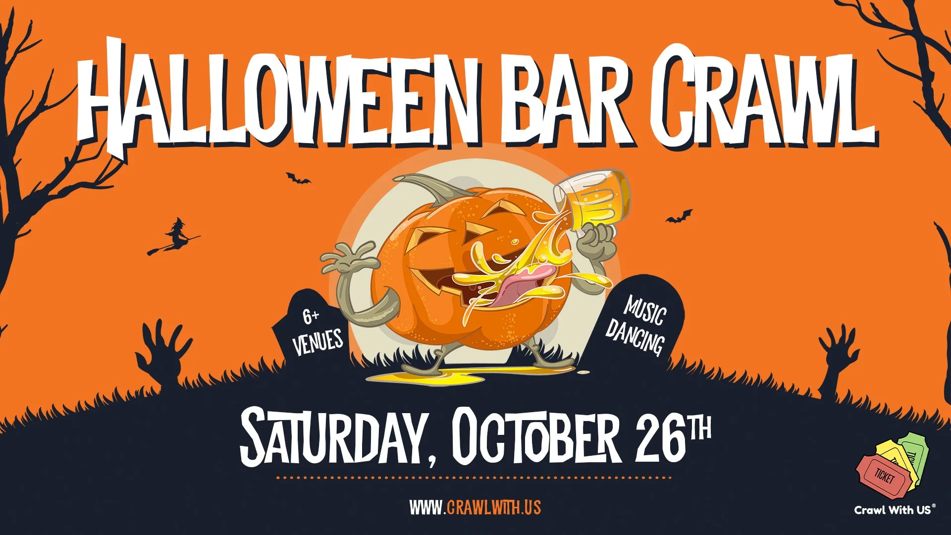 The Halloween Bar Crawl — Crawl With US