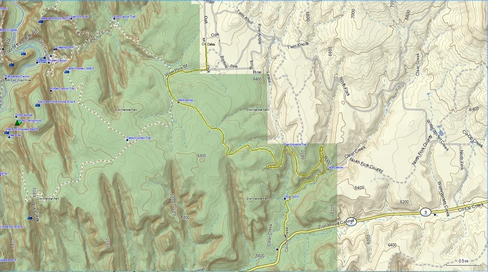 East Rim Trail — Zion Cabin Retreat (The Bailey Cabin)