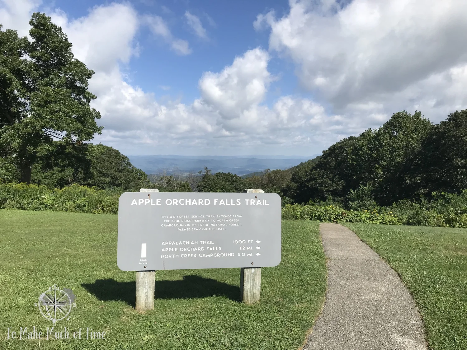 Hiking Apple Orchard Falls in Southwestern Virginia — To Make Much of Time