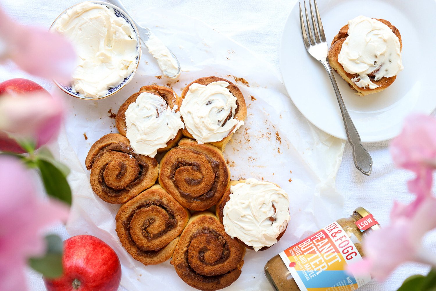 Peanut Butter Brown Sugar Scrolls — Stripes & Willows