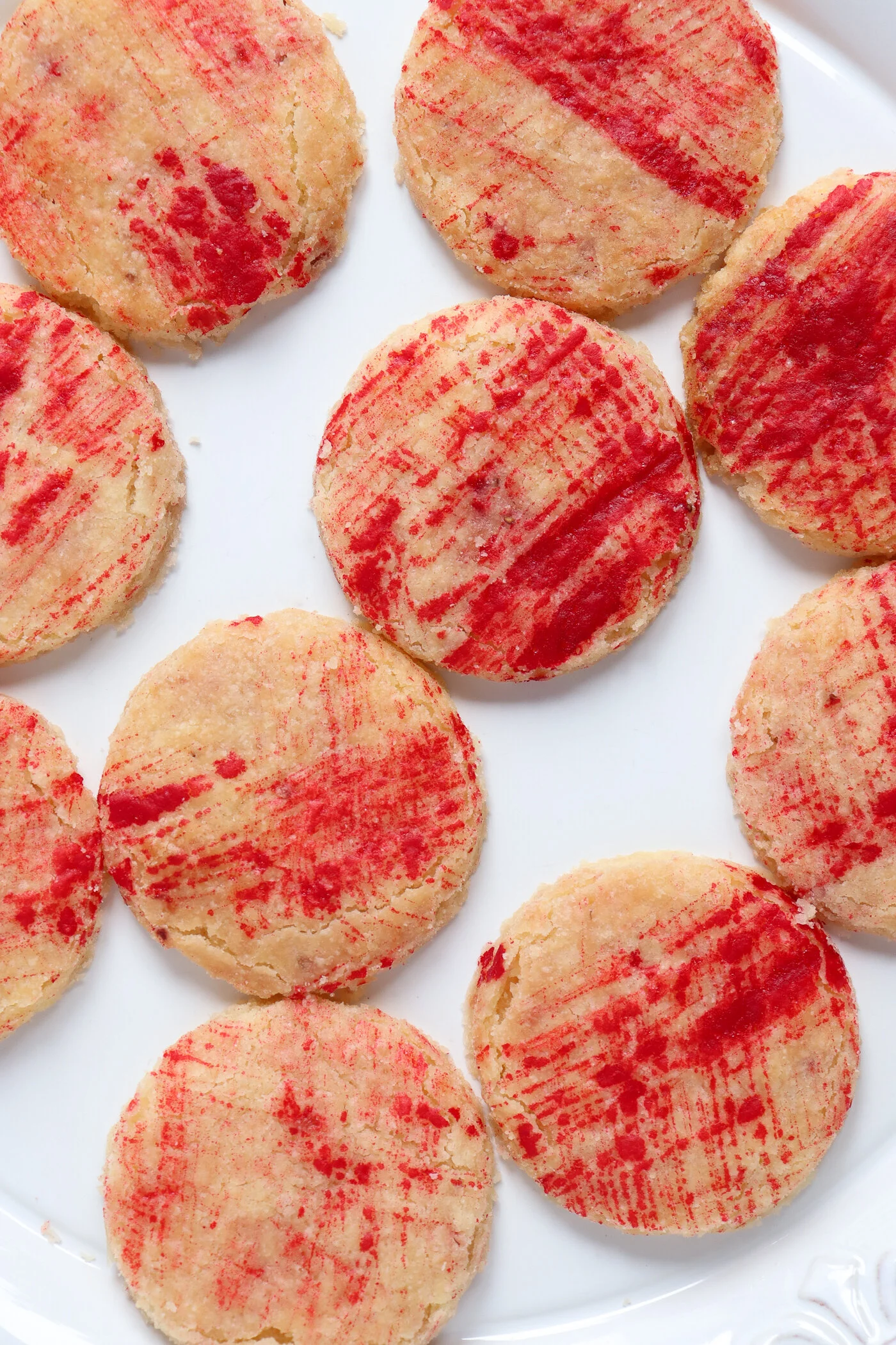 Strawberry Shortbread Cookies — Stripes & Willows