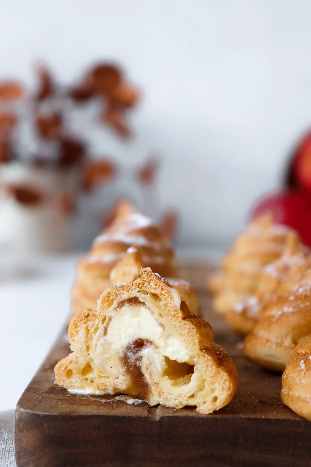 Apple Spiced Profiteroles — Stripes & Willows