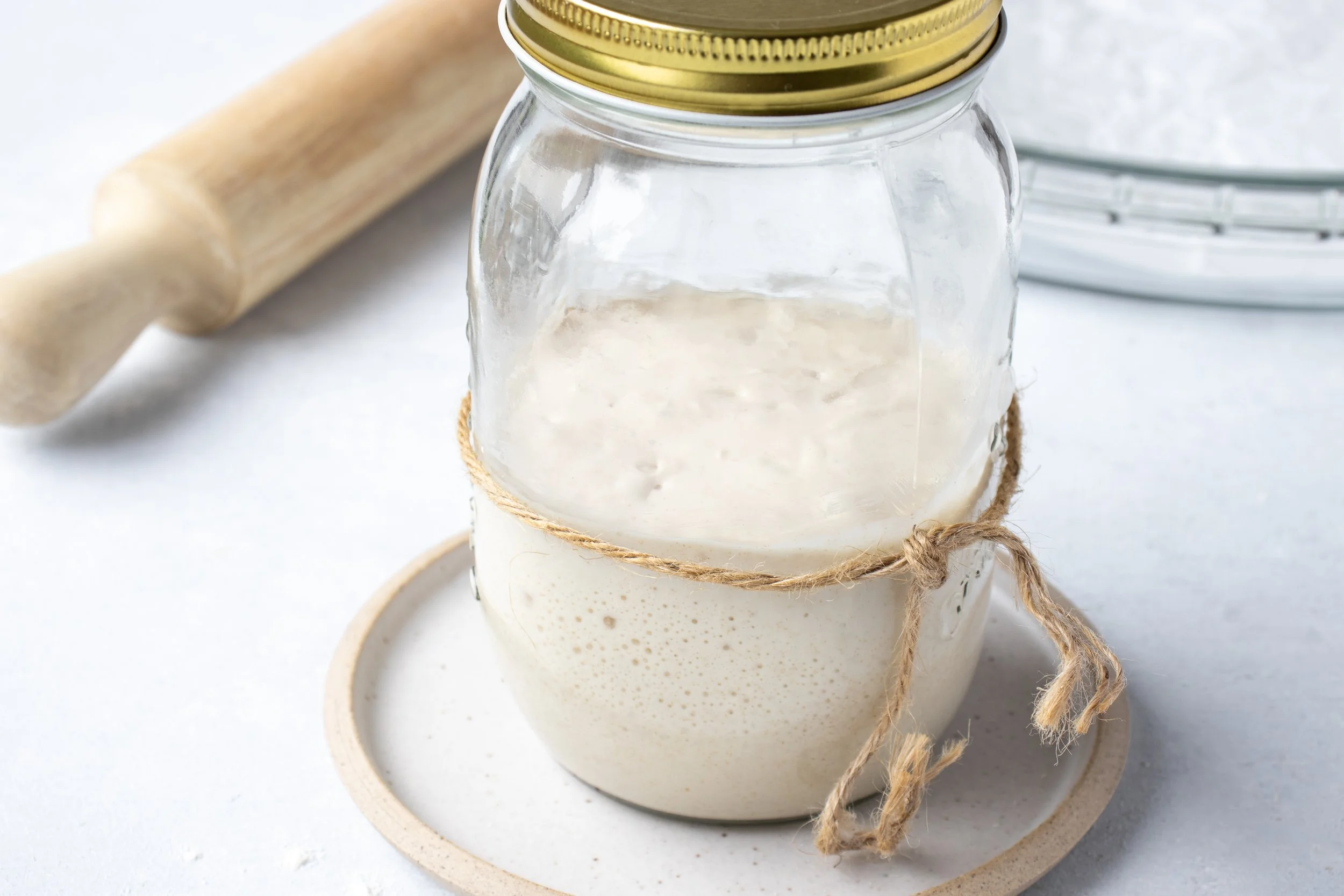 Easy Homemade Sourdough Starter — Stripes & Willows