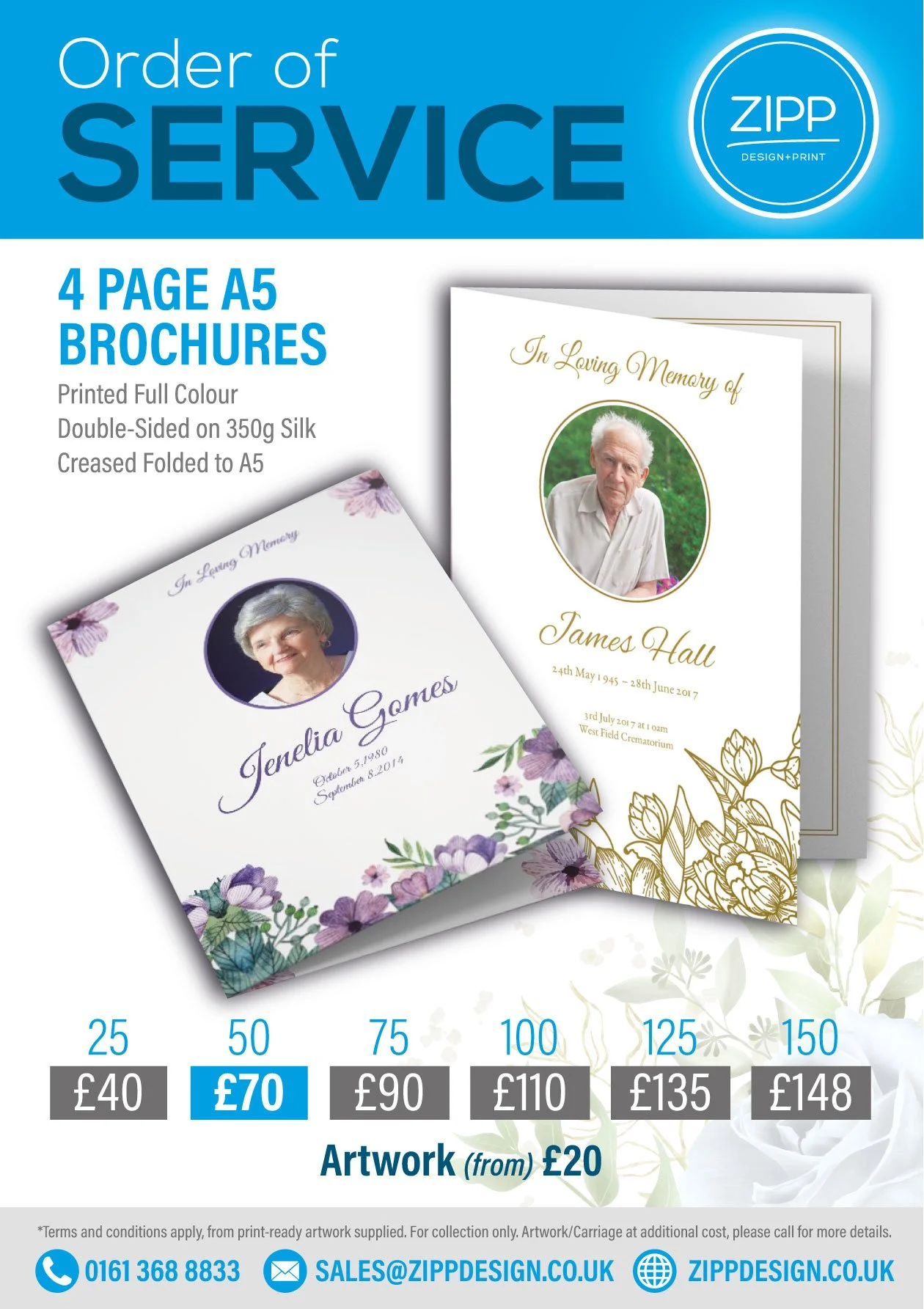 Prices — Zipp Design and Print