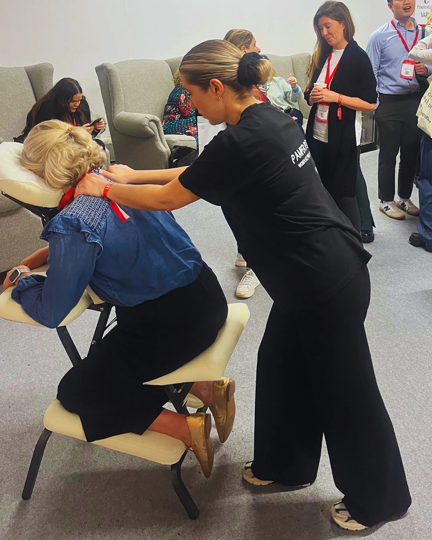 Chair Massages and Corporate Massage — PAMPER PUFF