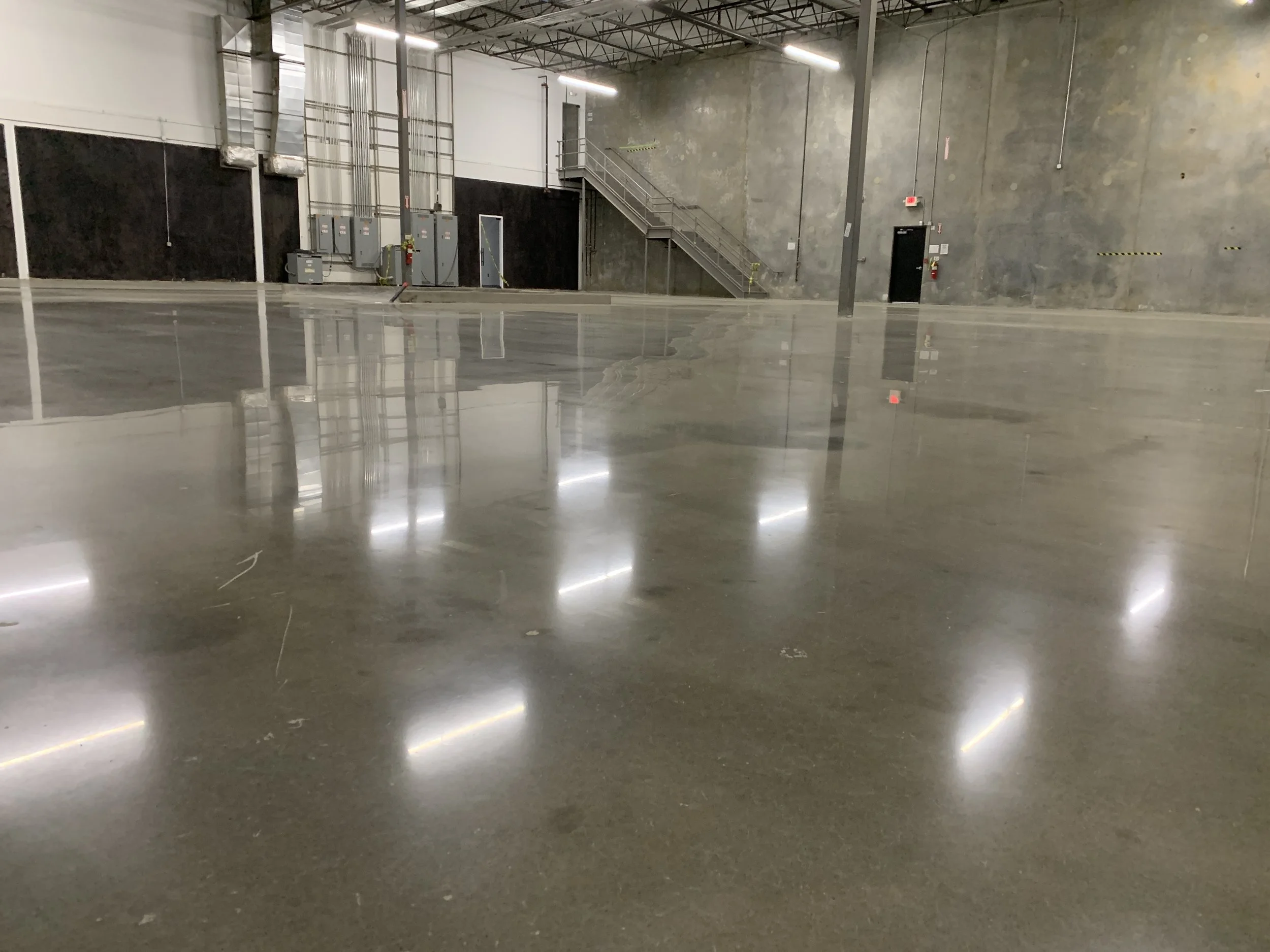 Warehouse Polished Concrete Floors Atlanta — Grindkings Atlanta Polished Concrete