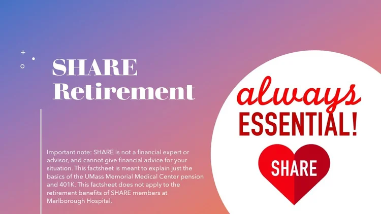 Retirement — SHARE at UMass Memorial