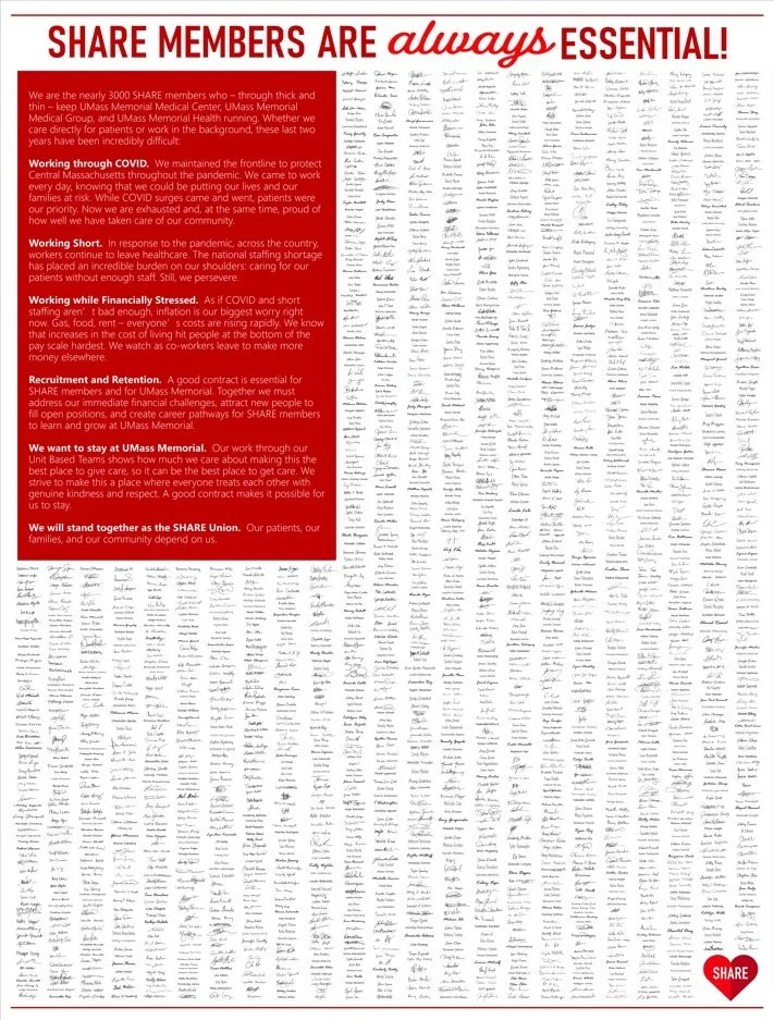 SHARE Signature Posters — SHARE at UMass Memorial