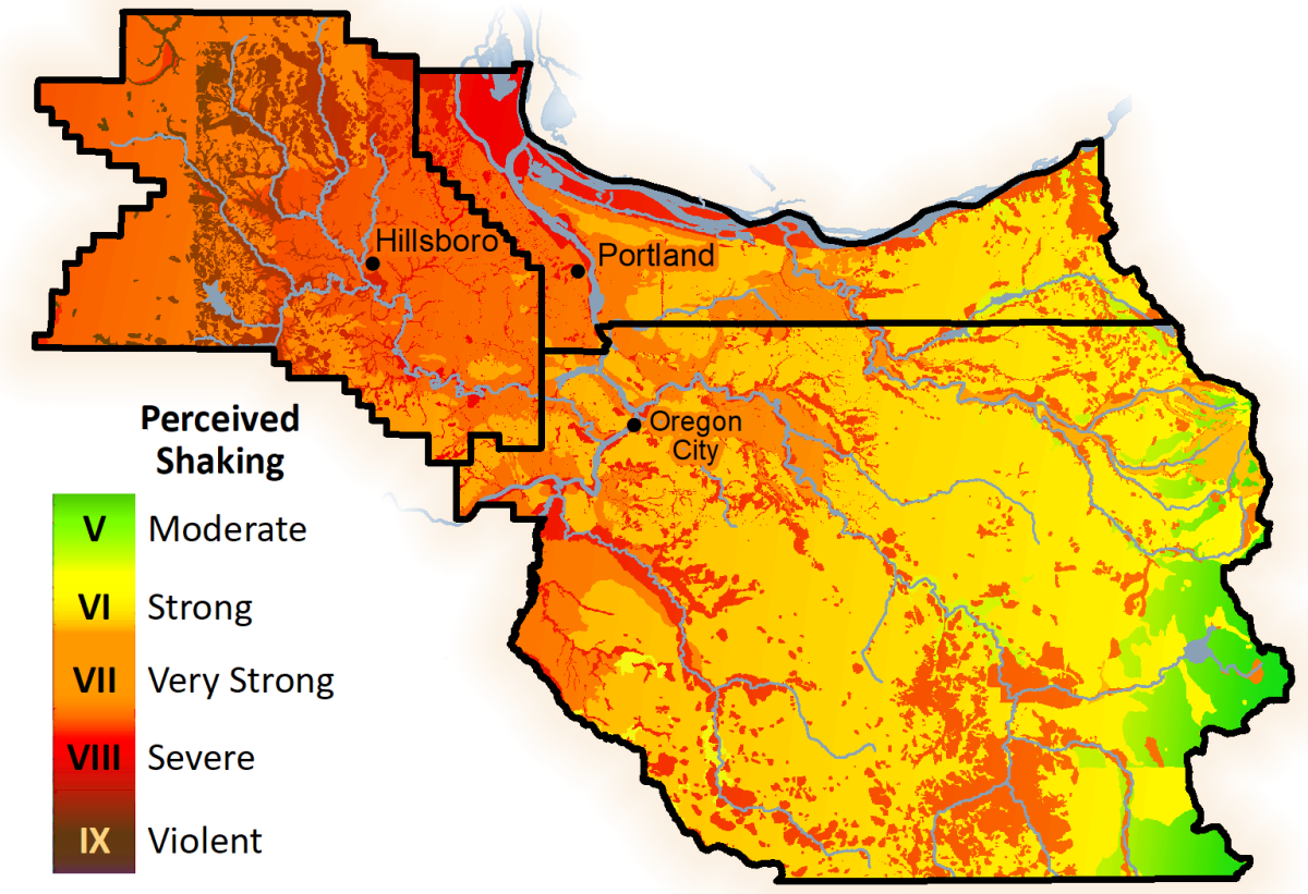 DOGAMI Earthquake Impact Analysis — Regional Disaster Preparedness ...