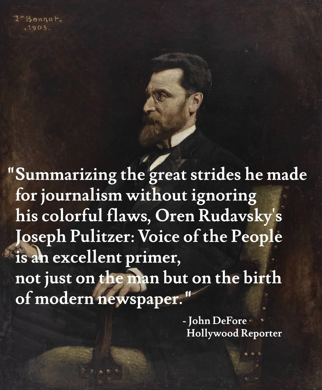 A Glimpse — Joseph Pulitzer: Voice of the People