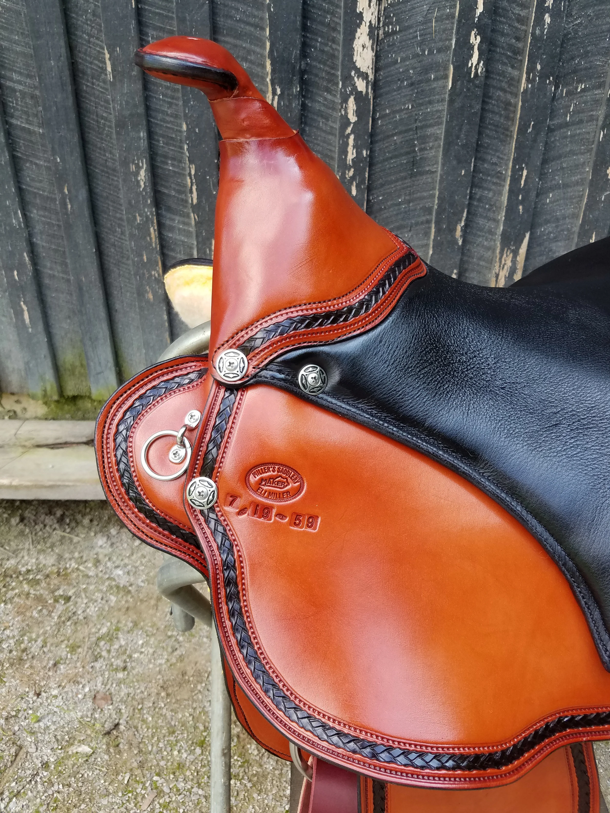 Buena Vista Saddle custom made by the legend, Eli Miller — Horse Of ...