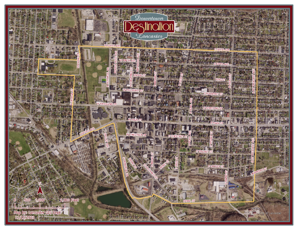 Downtown Lancaster Map — DESTINATION DOWNTOWN LANCASTER