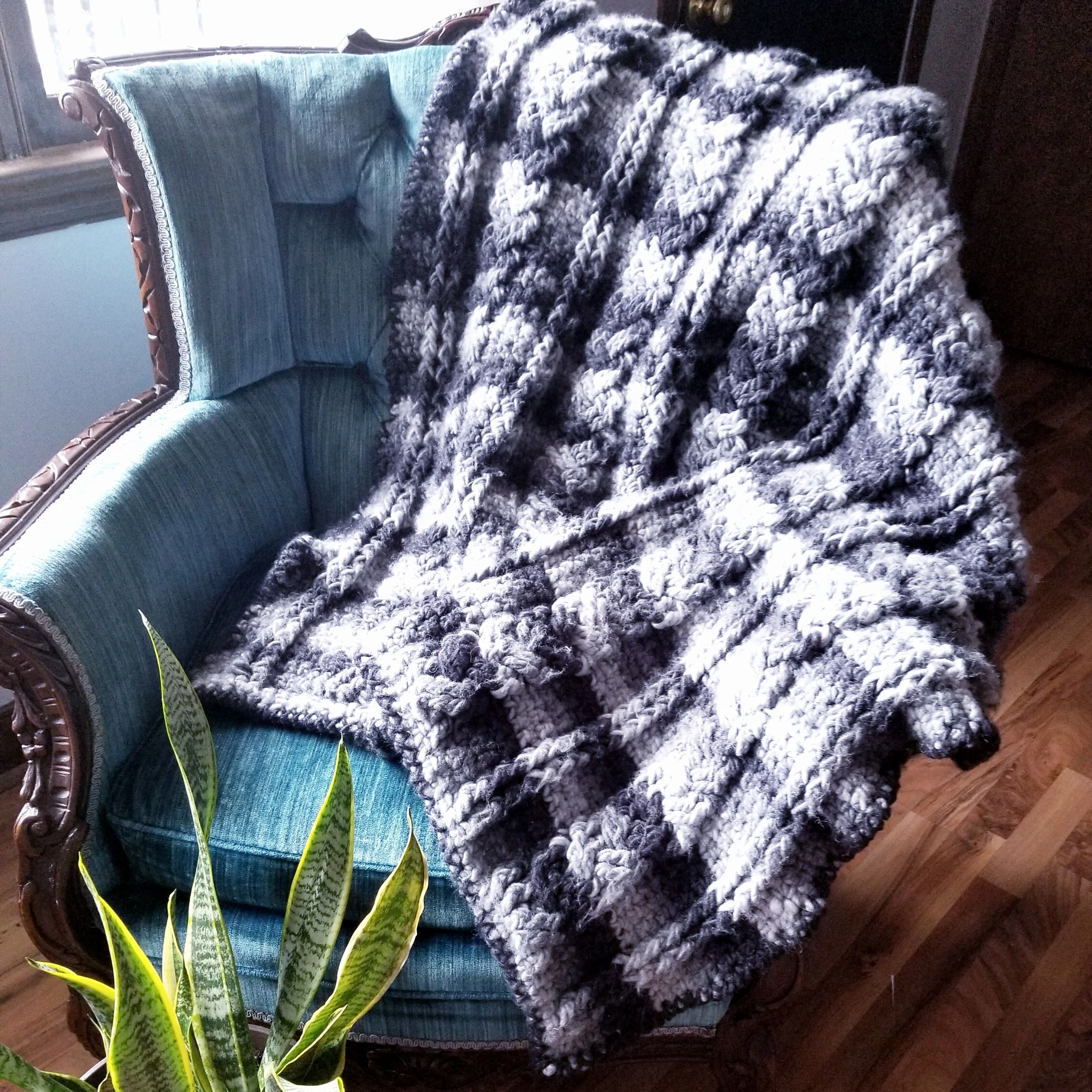 Crochet Braided Cable Blanket: Free Pattern — Rebekah Haas Crochet