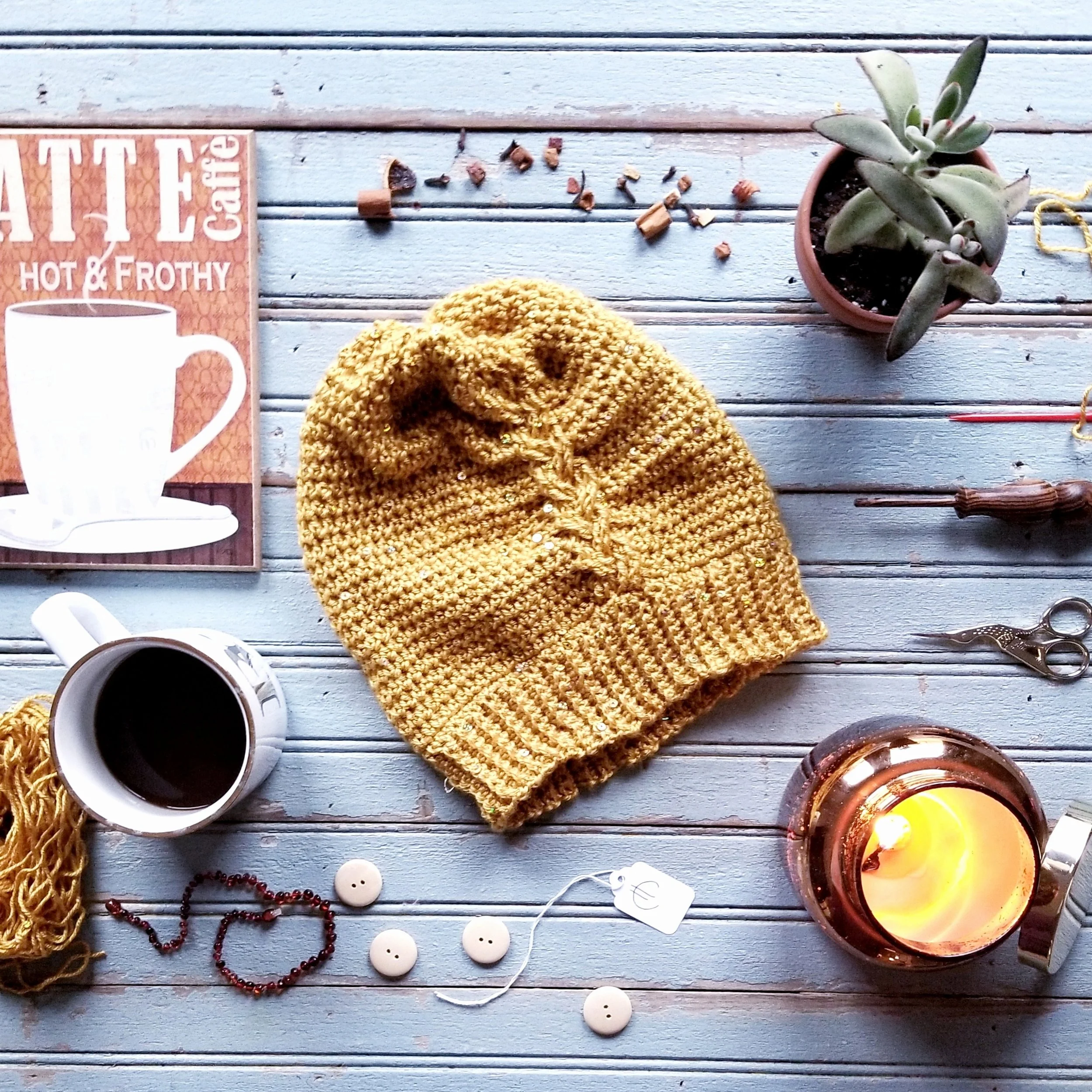 Roma Beanie: Free Crochet Hat Pattern — Rebekah Haas Crochet