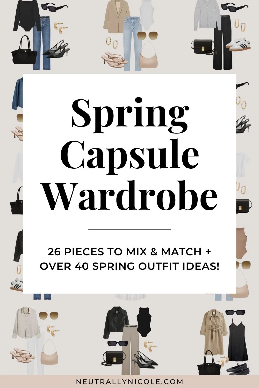 2025 Spring Capsule Wardrobe + Outfit Ideas