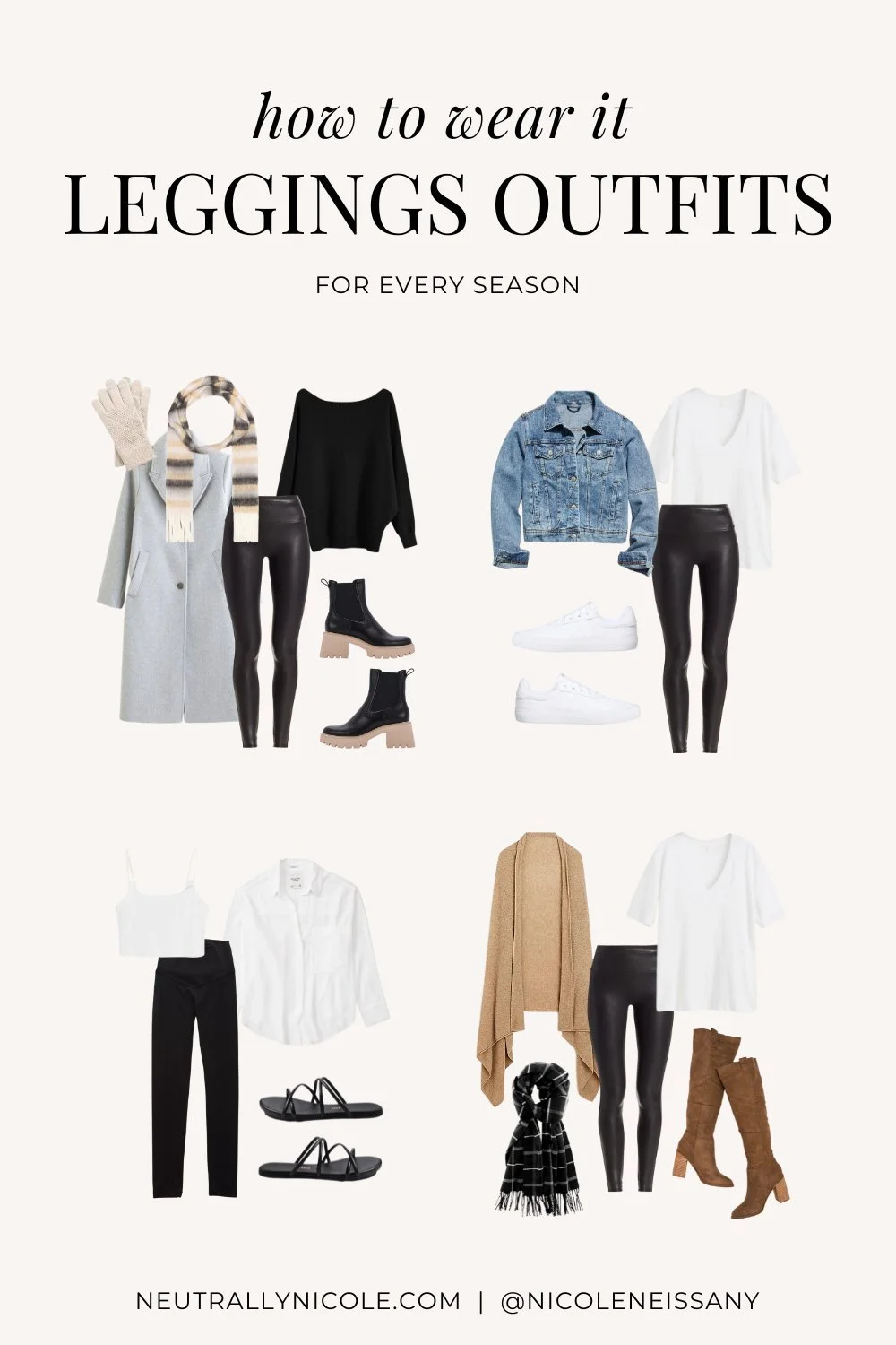 Cute Leggings Outfit Ideas For Every Season