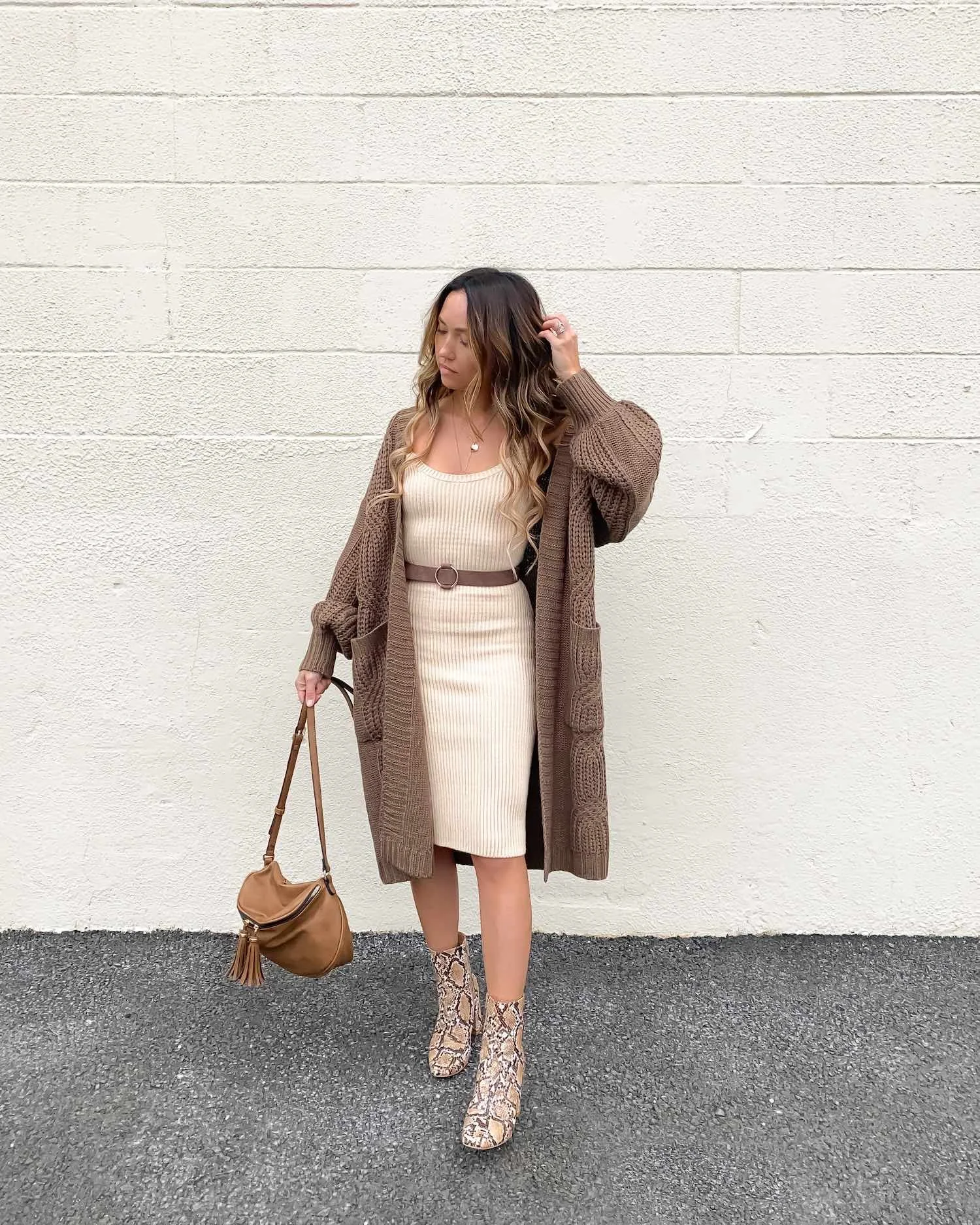 How To Style A Sweater Dress + Outfit Ideas to Copy This Season