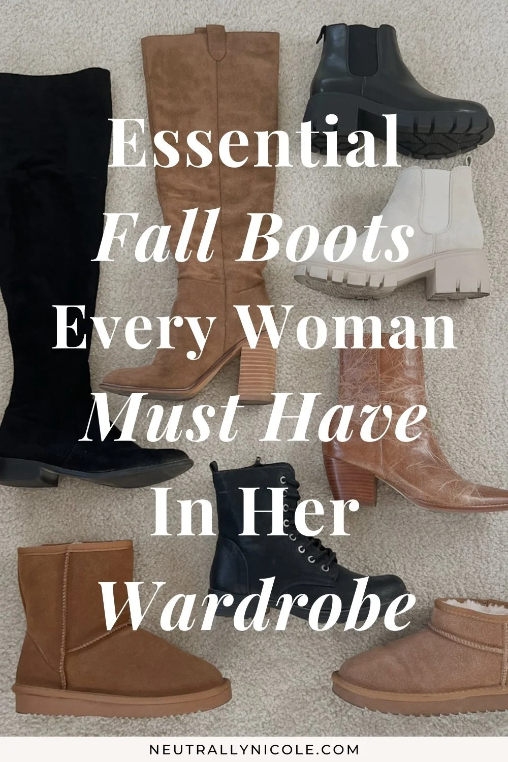 Must-Have Essential Boots for Your Fall Wardrobe