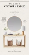 The Best Ways To Style A Console Table
